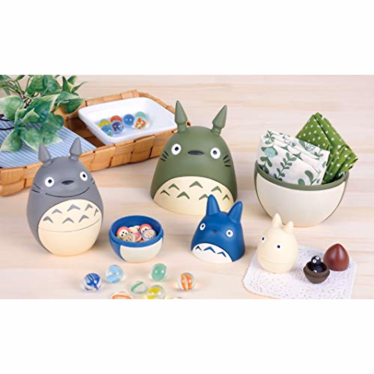Ensky - My Neighbor Totoro - Totoro Nesting Dolls - Official Studio Ghibli Merchandise