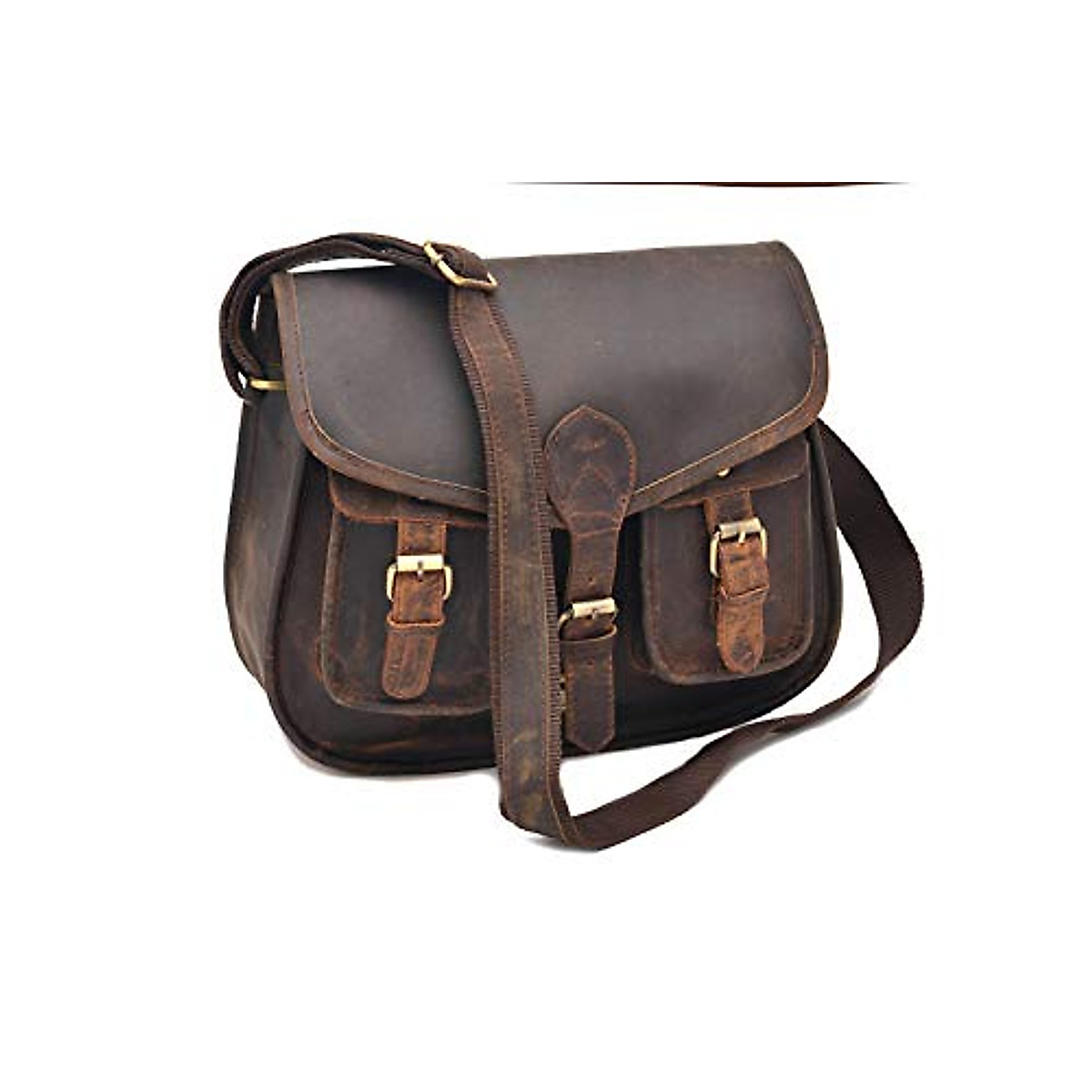 14 Inch Leather crossbody bags Purse Women Shoulder Bag Satchel Ladies Tote Travel Purse full grain Leather
