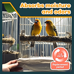 HA SHI Bird Cage Liner - 120 Acid-Free Newsprint Sheets, 31" x 21.5", 5.5 lb - Perfect for Packing, Pet Cages, Non-Toxic & Safe for Birds, Ideal for Crafts, Shipping, Moving