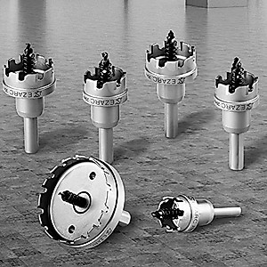 EZARC Carbide Hole Saw Heavy Duty, Hole Cutter for Stainless Steel, Sheet Metal 3/4'' 19mm