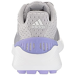 adidas Women's Summervent Spikeless Golf Shoes, Grey Two/Silver Metallic/Light Purple, 9.5