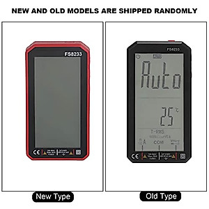 FS8233 Digital Multimeter Large LCD Screen Resistance Capacitance Meter Universal Smart Multi Testers for Home