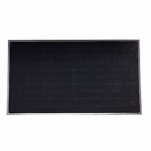 Bejeweled Display 120 Ring Slot Foam w/Plywood Box in Black Color