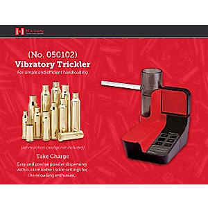 Hornady Vibratory Trickler, 050102 - Save Time and Achieve The Perfect Powder Charge with This Easy to Use Electric Powder Trickler with High, Low, and Variable Settings for All Forms of Powder