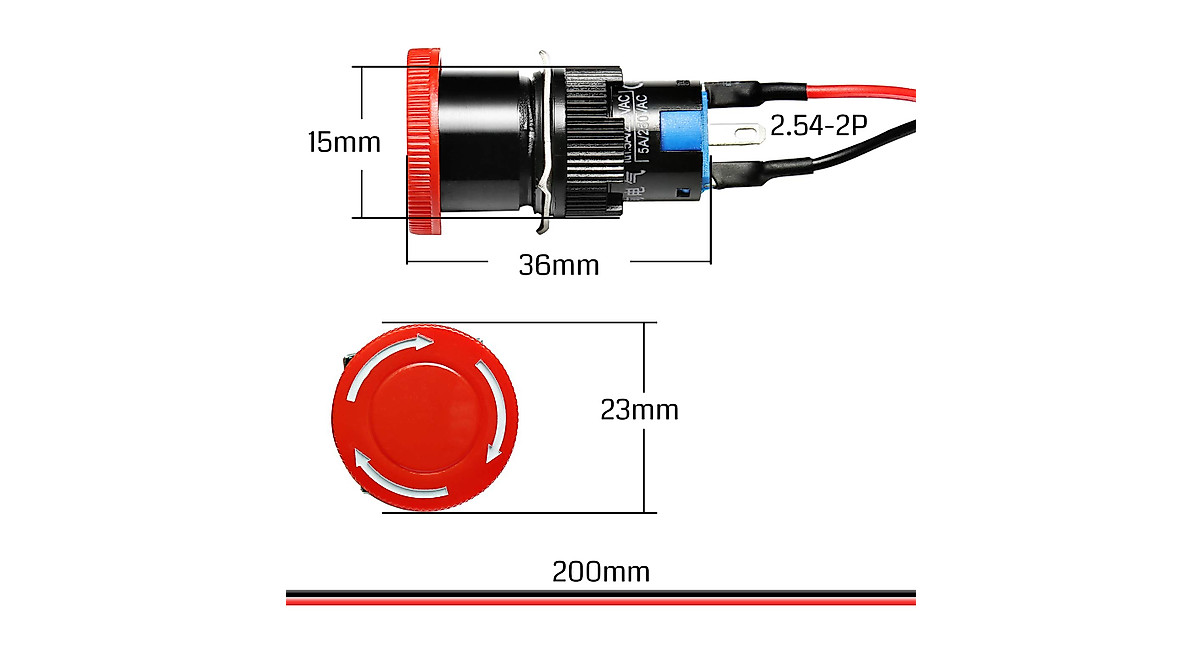 Genmitsu CNC Router Emergency Stop Switch – Safe Operation