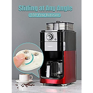 4 PCS Small Appliance Casters Wheels Sticky Swivel Pulleys Mini Self Adhesive Universal Wheel 360 Degree Rotation Storage Box Furniture Bins Bottom Trash Can Kitchen Appliances Caster (Black)