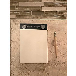 HealPT Waterproof Shower Notepad with Pencil - Shower Notebook with Waterproof Paper