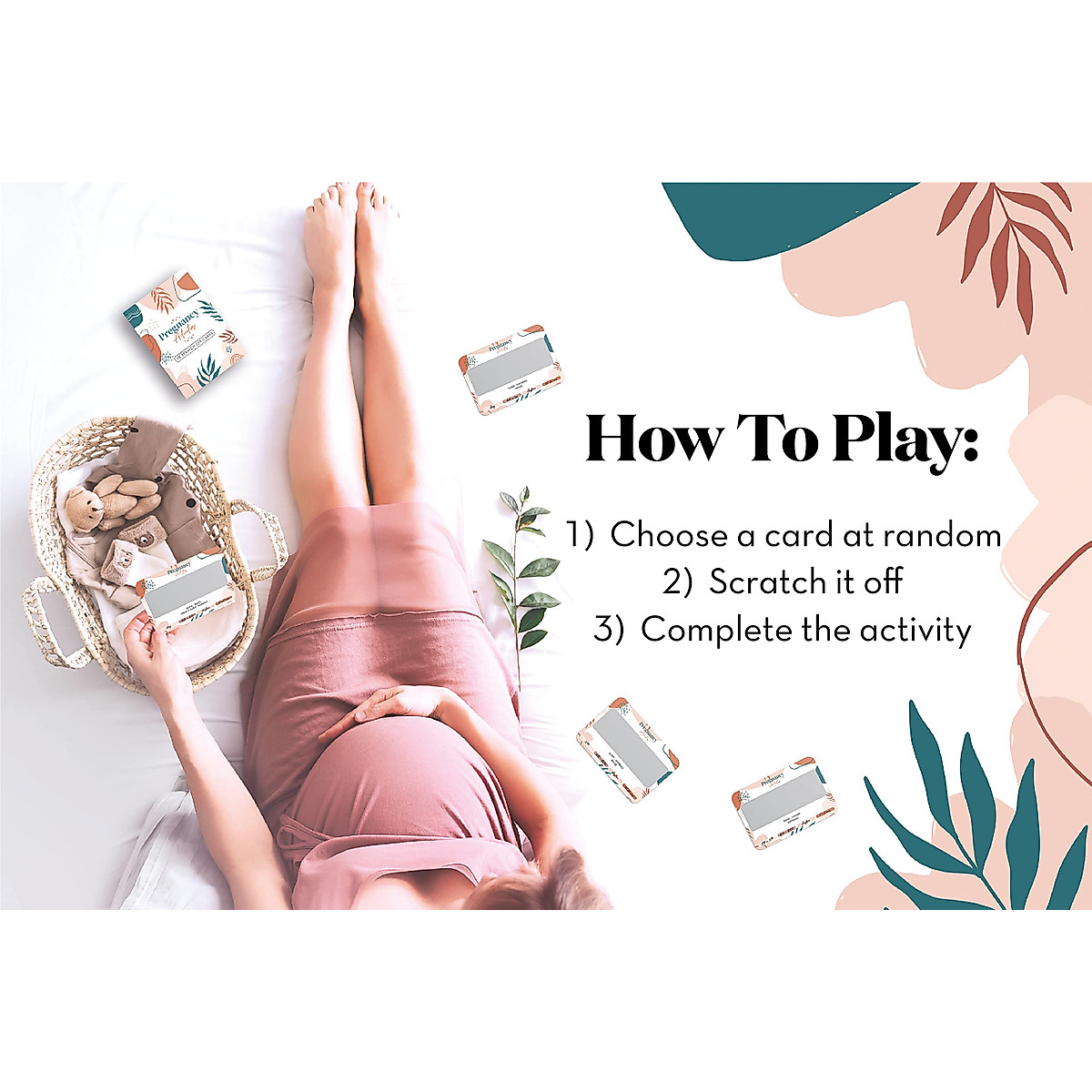 Astralux 35 Fun Scratch Off Activities to do While Pregnant - Create Everlasting Memories of Your Pregnancy - Unique Gift for Expecting Mom