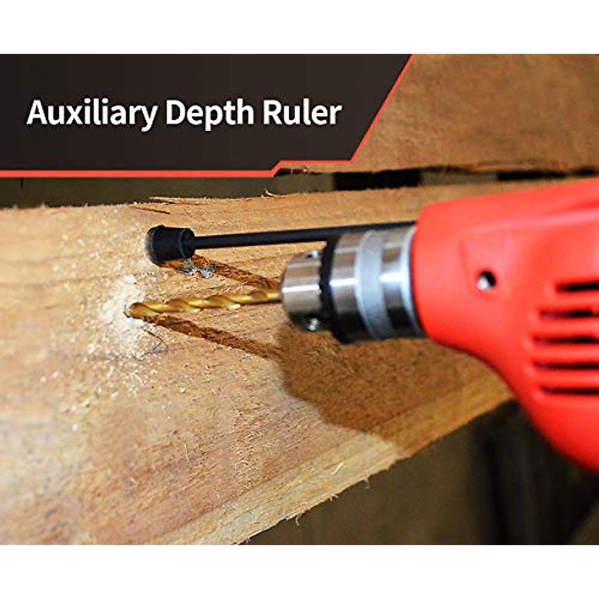 Wild Edge Corded Drill, Keyed Chuck 3/8-Inch, 3.0-Amp Portable Hand Drill (SCD3A)