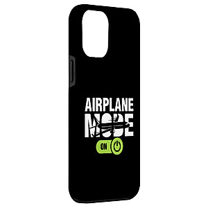 iPhone 13 Pro Max Airplane Mode On Pilot Aviation Flying Helicopter Graphic Case