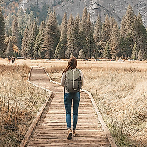 BAGSMART Camera Backpack, DSLR SLR Waterproof Camera Bag Backpack, Anti-Theft Photography Backpack with 15 Inch Laptop Compartment & Tripod Holder & Rain Cover, Green