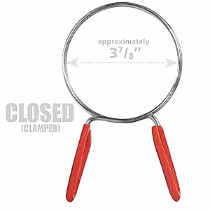 Peachtree Woodworking 4 inch EZ-Release Hose Clamp for Dust Collection Hoses 6PK