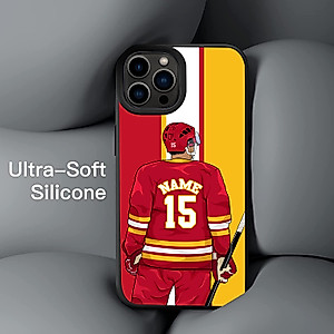 Personalized Hockey Name Phone Cover for iPhone 15 14 13 12 11 Pro Max|Samsung Galaxy S24 S23 S22 S21 S20 FE PLUS|Z Flip 3/4|A15 A25 A34 A14 A54 A03S A53 A13 A32|Note 20 10|Moto G|Pixel 5 6 7