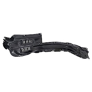 TRQ Front Right Inner Fender Liner Black Passenger Side Compatible with 2010-2013 Toyota 4Runner TO1249165