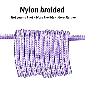 iPhone Charger,iPhone Charging Cable 5Pack (3/3/6/6/10ft) Mfi Certified iPhone Charger Fast Charging Cable Nylon Braided iPhone Chargers Cord Compatible with iPhone 13/12/11Pro/XS MAX/XR/X/8/7/6S