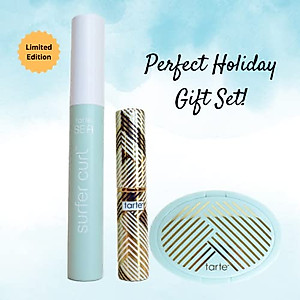 Tarte SEA Best Kept Secrets Best-Sellers Set:: SEA Surfer Curl Volumizing Mascara, SEA Quench Lip Rescue, SEA Breezy Cream Bronzer