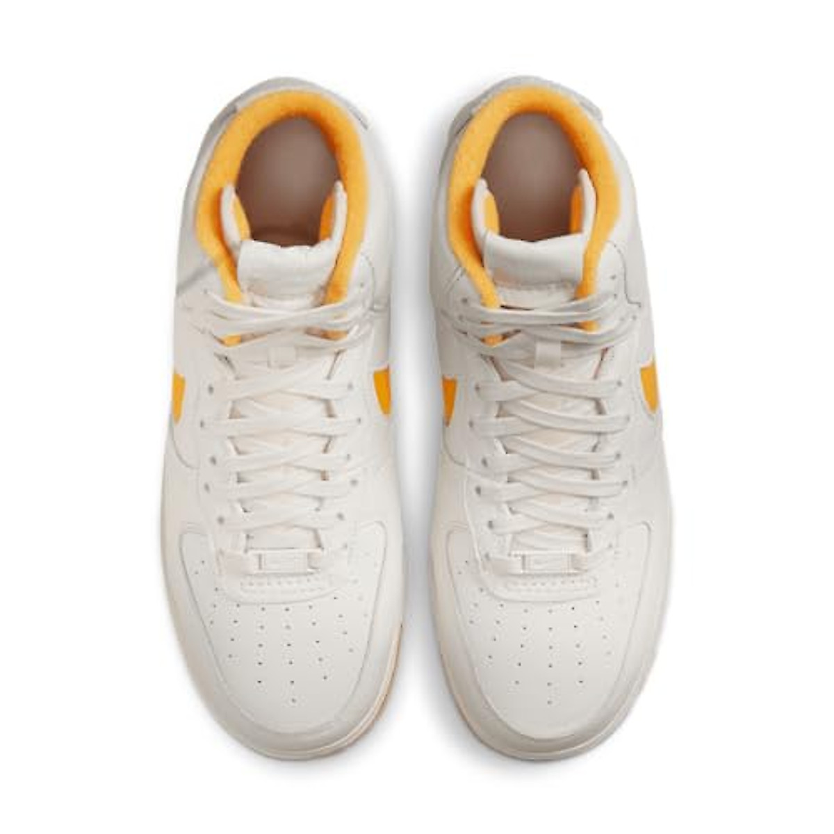 Nike Womens Air Force 1 High Sculpt Phantom/Yellow Ochre-Sail Size 8