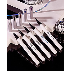 Lysdefeu Black Matte Liquid Eyeliner Pencil, Waterproof, Pigmented, Smudge-proof, Long Lasting, 24H Colors, Ideal for All Eye Shapes for Women