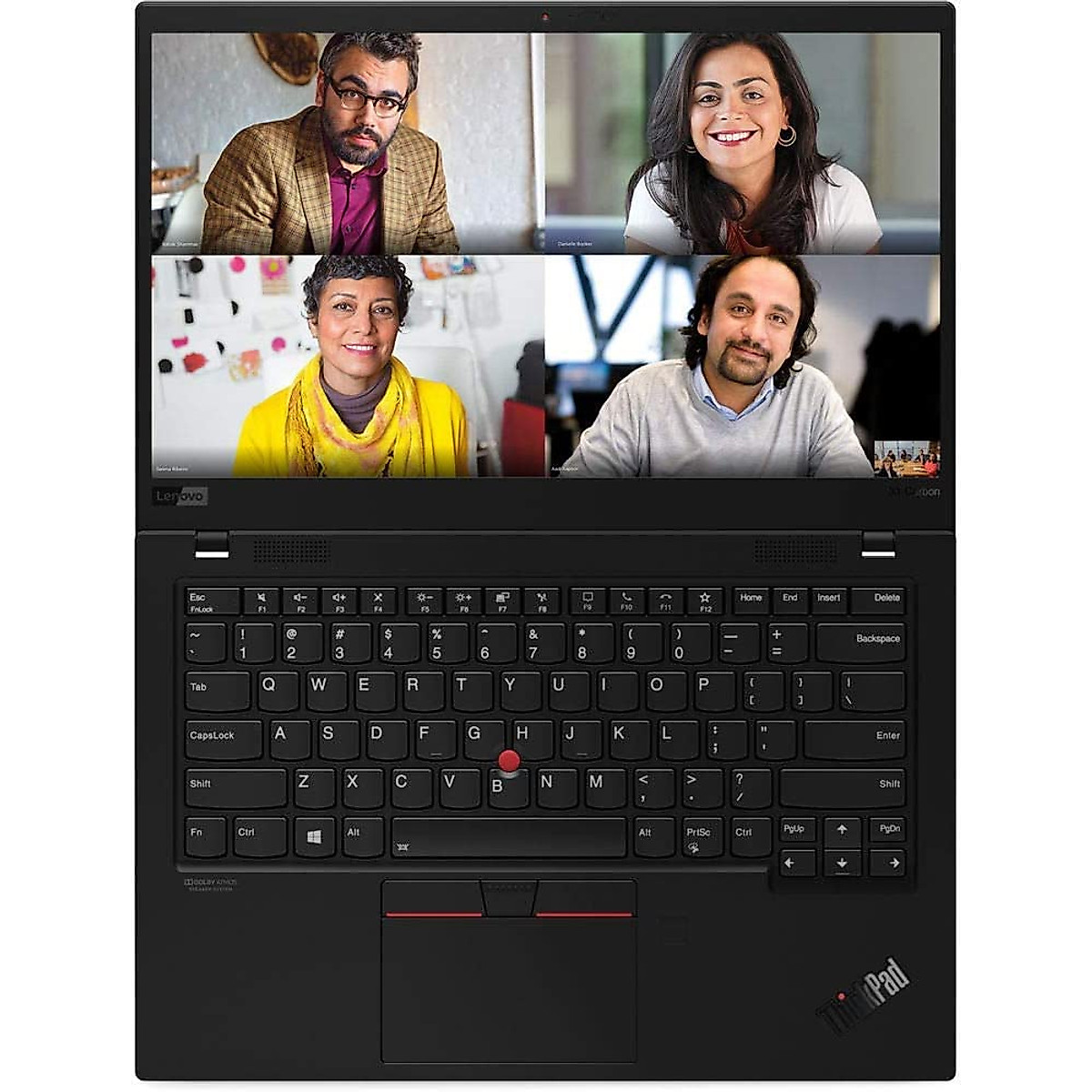 Lenovo ThinkPad X1 Carbon Gen 8 Business Laptop, 14" FHD 400nits Touchscreen, Intel Quad-Core i7 10610U up to 4.9GHz, 16GB RAM, 512GB PCIe SSD, WiFi 6, Bluetooth 5.2, Windows 10 Pro,Conference Speaker