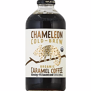 Chameleon Cold-Brew Organic Coffee Concentrate, Caramel, 32 oz