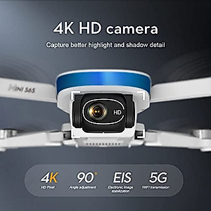 RKSTD Foldable FPV RC Drone For Adults Beginners And Kids; Voice Gesture Control RC Quadcopter With HD WiFi Camera, Brushless Motor, Auto Hover, Waypoint Flying