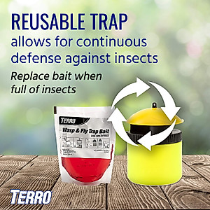 Terro T512 Reusable Wasp & Fly Trap, 1 Pack