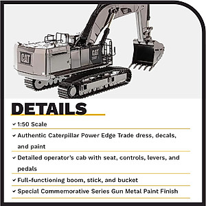 Caterpillar 85547 Diecast Model, 1: 50 Scaled Model Vehicles