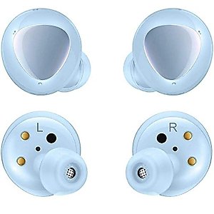 Samsung Galaxy Buds+ Plus, True Wireless Earbuds w/Improved Battery and Call Quality (Wireless Charging Case Included), (Cloud Blue) (Renewed)