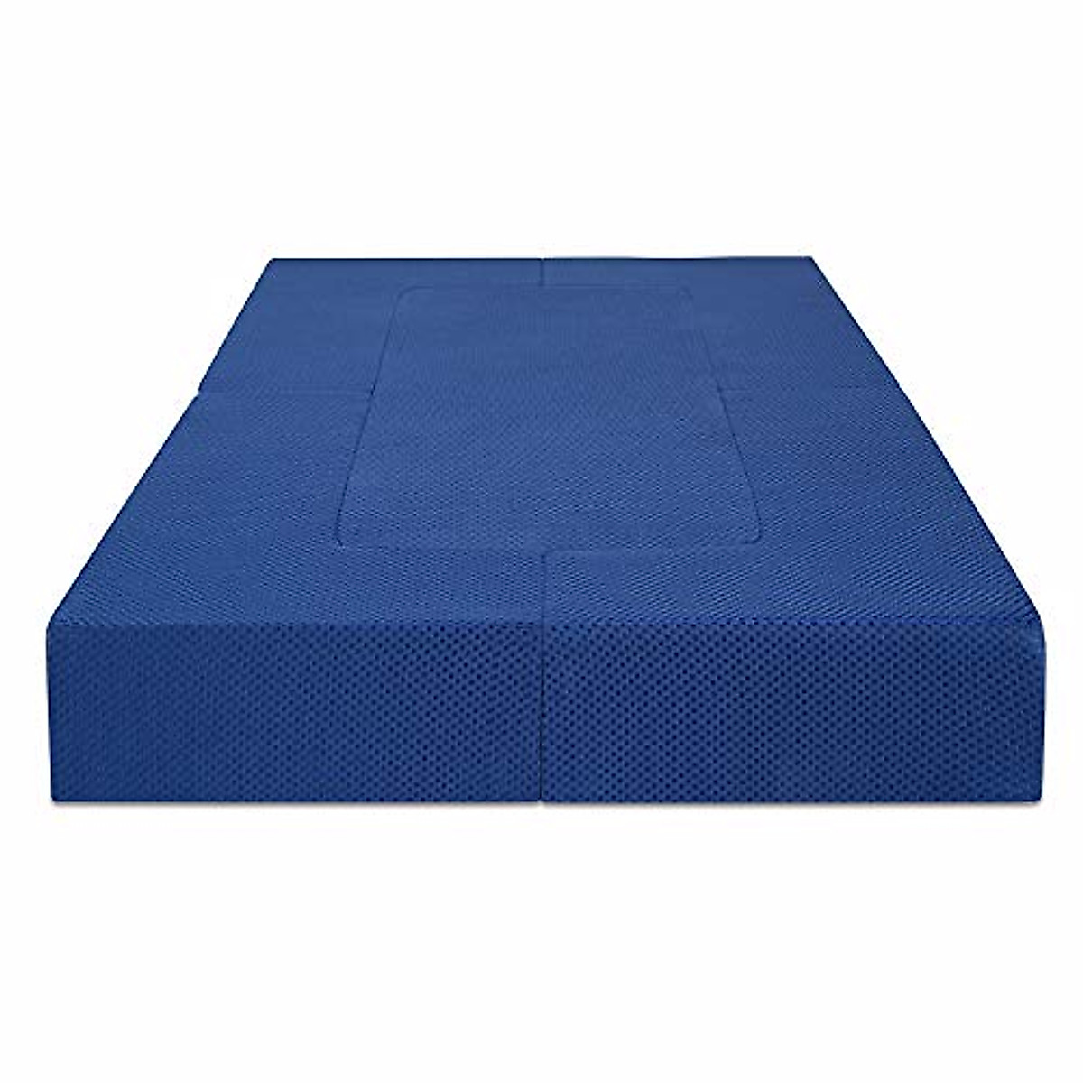 PrimaSleep 8 Inch Gel Memory Foam Multi-Function Mattress/Floor Mat/Sofa/(Dark Blue), Twin