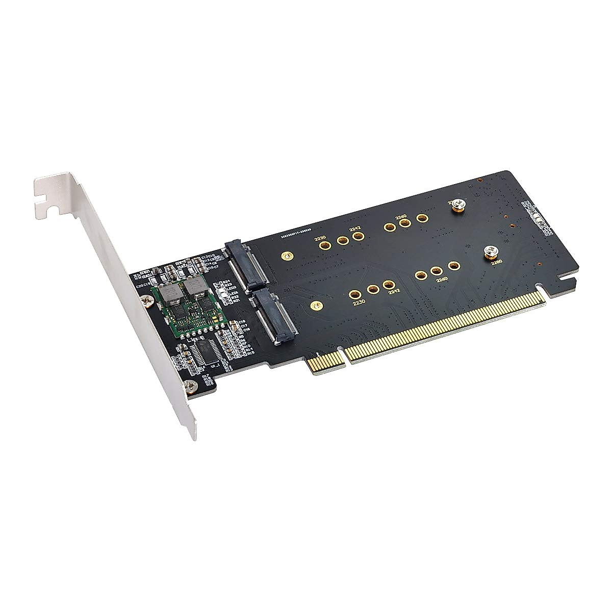 Cablecc 4X NVME M.2 AHCI to PCIE Express 3.0 Gen3 X16 Raid Card VROC Raid0 Hyper Adapter