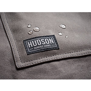 Hudson Durable Goods - Heavy Duty Waxed Canvas Work Apron - Grey
