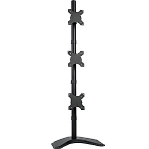 VIVO Triple Vertical LCD Monitor Height Adjustable Desk Mount Stand for 3 Screens up to 27 inches STAND-V003D