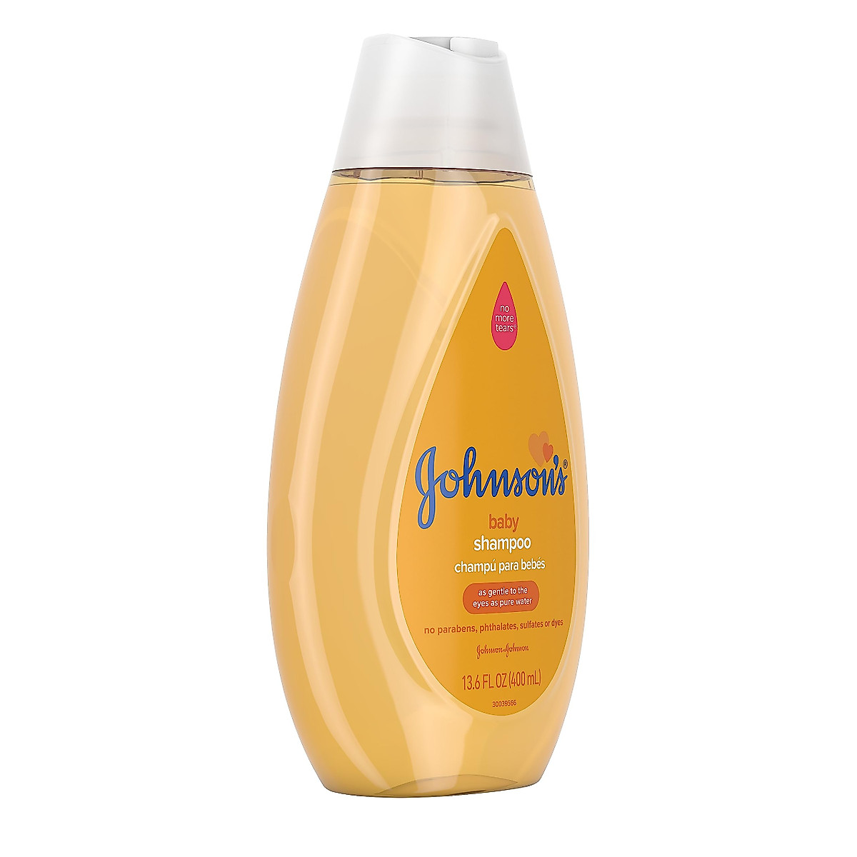 Johnson's Baby Shampoo with Tear-Free Formula, Shampoo for Baby's Delicate Scalp & Skin & Gently Washes Away Dirt & Germs, Free of Parabens, Phthalates, Sulfates and Dyes, 13.6 fl. oz (Pack of 3)