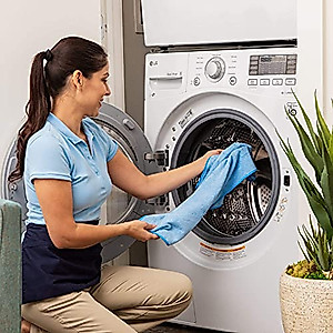 Bulk 16" x 16" Economy All Purpose Microfiber Towels Wholesale - Case Quantity (200 Count) | Large | No Fraying | High Density Microfiber | Zero Chemical Cleaner | Long-Lasting (Yellow) …