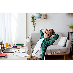 Logitech H111 Stereo Headset with 3.5 mm Audio Jack, Black