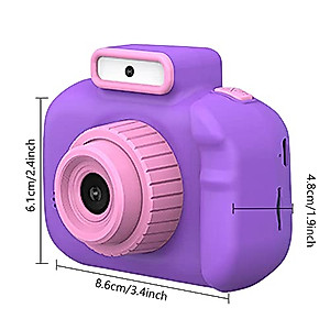 Cute Mini Selfie Camera 4000W Pixel Digital Toy for Boys Girls Students, Digital Camera Screen Kids Camcorde with Soft Lighting Eye Protection Christmas Birthday Festival Gift
