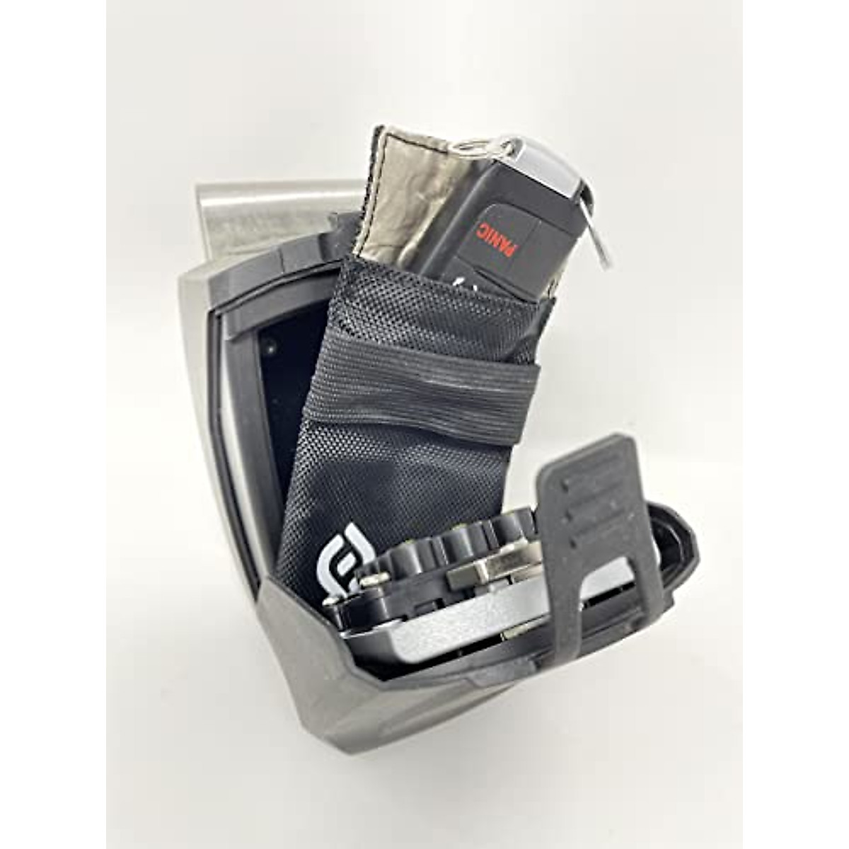 FnJ Window & Wall Mount Lockbox Keysafe for Keys FOB with Protective Cover & Faraday Bag Bundle 3 Pieces (1 Pack)