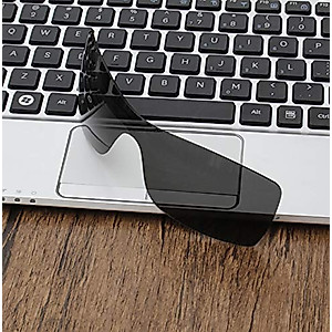 Sunglass Lenses Replacement Polarized for Oakley Batwolf Sunglasses (Stealth Black)