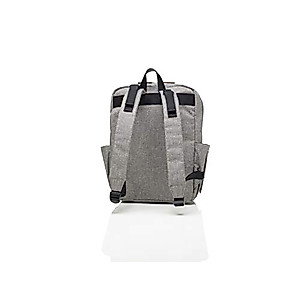 Babymel George Unisex Diaper Backpack in Grey and Black