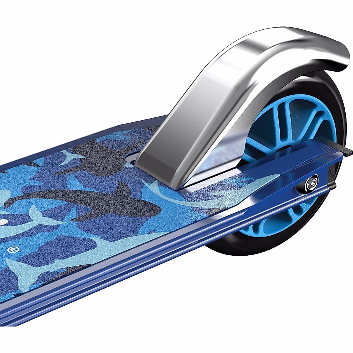 Razor Scooters - Shark Camo Special Edition Push Scooter - with Lightweight Foldable Design, Improved Maneuverability, and Stylish Shark Camo Finish