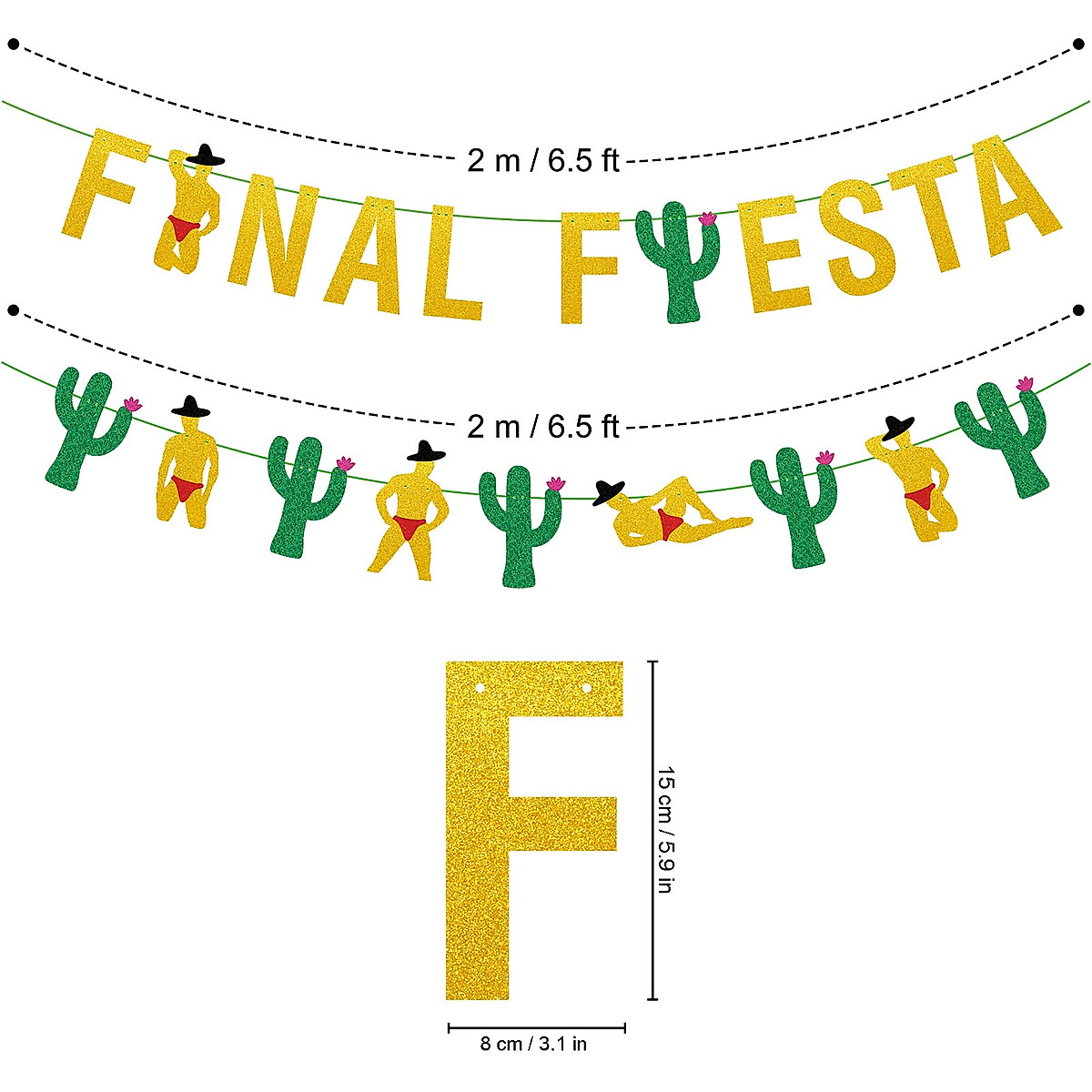 Final Fiesta Bachelorette Party Decorations Fiesta Bridal Shower Final Fiesta Banner Mexican Fiesta Theme Party Decor Mexico Hen Party Supplies Decor