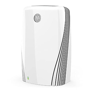 Vornado PCO575DC Air Purifier with True HEPA and Carbon Filtration to Capture Allergens, Smoke, Odors, and Patented Silverscreen Technology Attacks Viruses, Whole Room, White