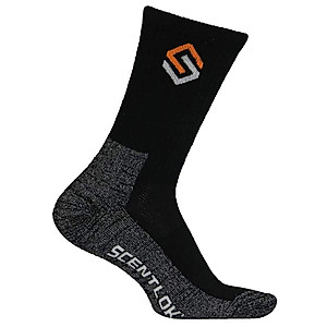 ScentLok Men's Everyday Socks (Black, Medium)