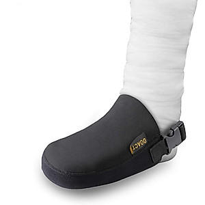 DOACT Cast Sock Cover Foot Toe with Anti-Slip Strap, Protect Cast Walking Boot and Orthosis Splints Braces Clean, Adjustable and One Size Fits