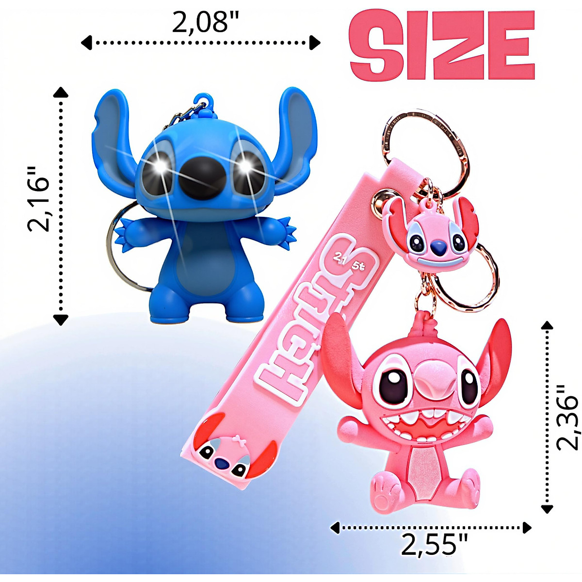 4PCS Cartoon Key Chains for Kids Girls Boys Cartoon Couple Keychain for Keys Backpack Bag Phone Keychain Gift for Birthday Christmas New Year