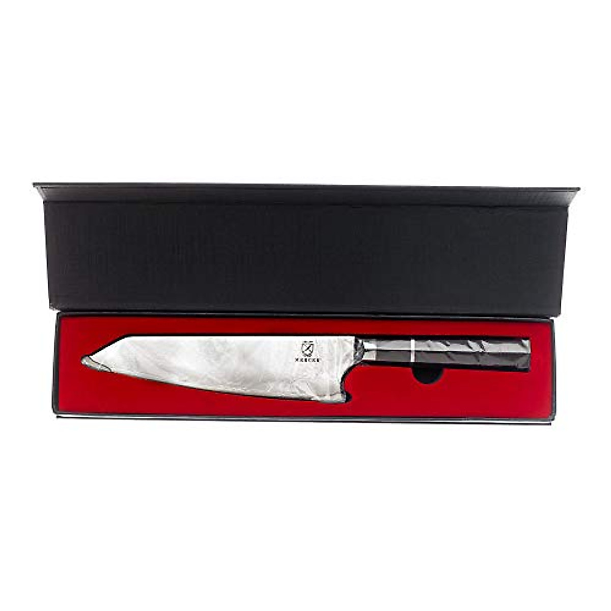 Mercer Culinary Premium Grade Super Steel, 8-Inch Chef's Knife, Ebony Wood Handle