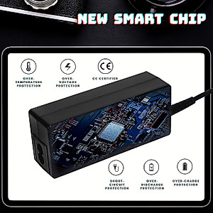 Laptop Charger AC Adapter Compatible with Toshiba Satellite C655 C850 C50 L755 C855 L655 L745 P50 C855D; Toshiba Portege Z30 Z930 Z830; Satellite Radius 14 15 Power Supply Cord -19V 3.42A 65W