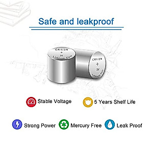 SURPOWER CR1/3N 3V Lithium Battery 10 Pack 【5-Year Warranty】