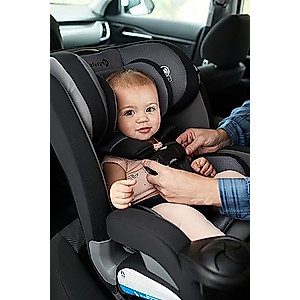 Safety 1st Everslim DLX All-in-One Convertible Car Seat, 4 Modes of use: Rear-Facing, Forward-Facing (22–65 lbs), Belt-Positioning Booster (40–100 lbs), Backless Booster (40–100 lbs), Dunes Edge