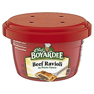 Chef Boyardee Beef in Pasta Sauce Ravioli, 7.5 Ounce (Pack of 12)